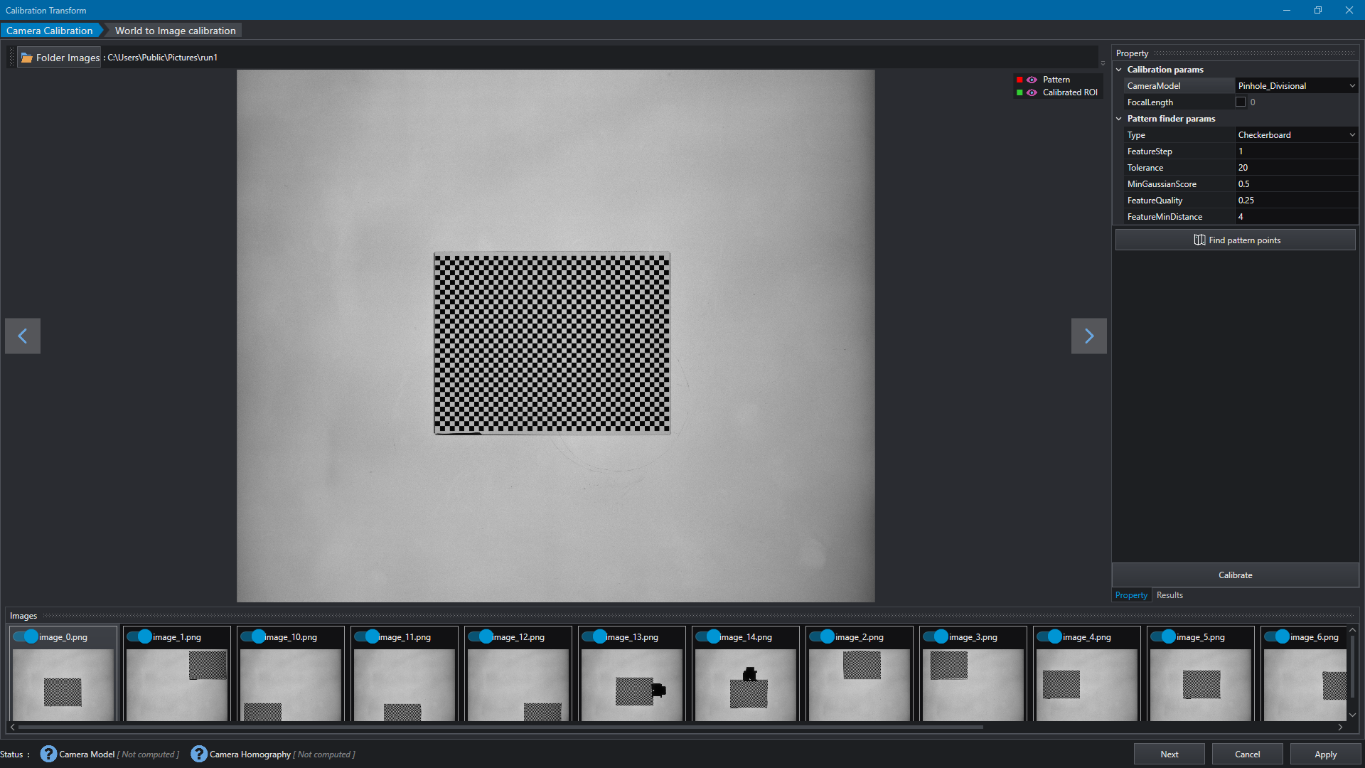 Model Editors Camera Calibration Transform Editor Oevis® Documentation