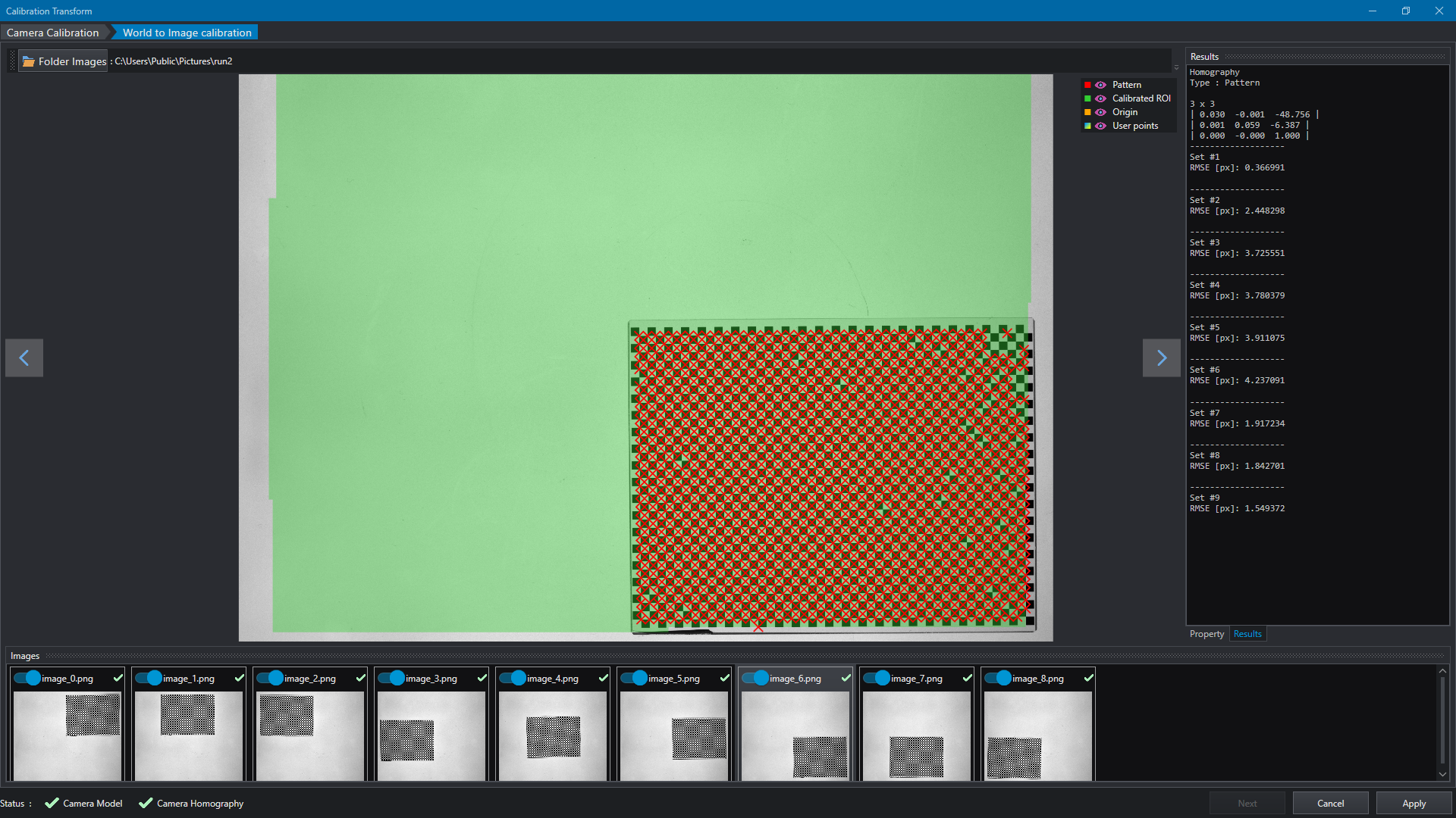 Calibration Transform - OEVIS® Documentation